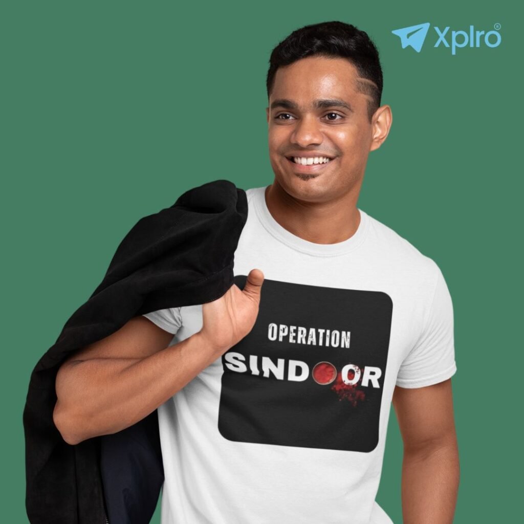 Operation Sindoor – Men Classic Crew T-Shirt - Xplro